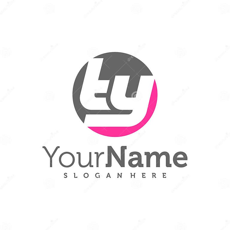 Modern Letter TY Logo Design Vector. Creative TY Logo Concepts Template ...