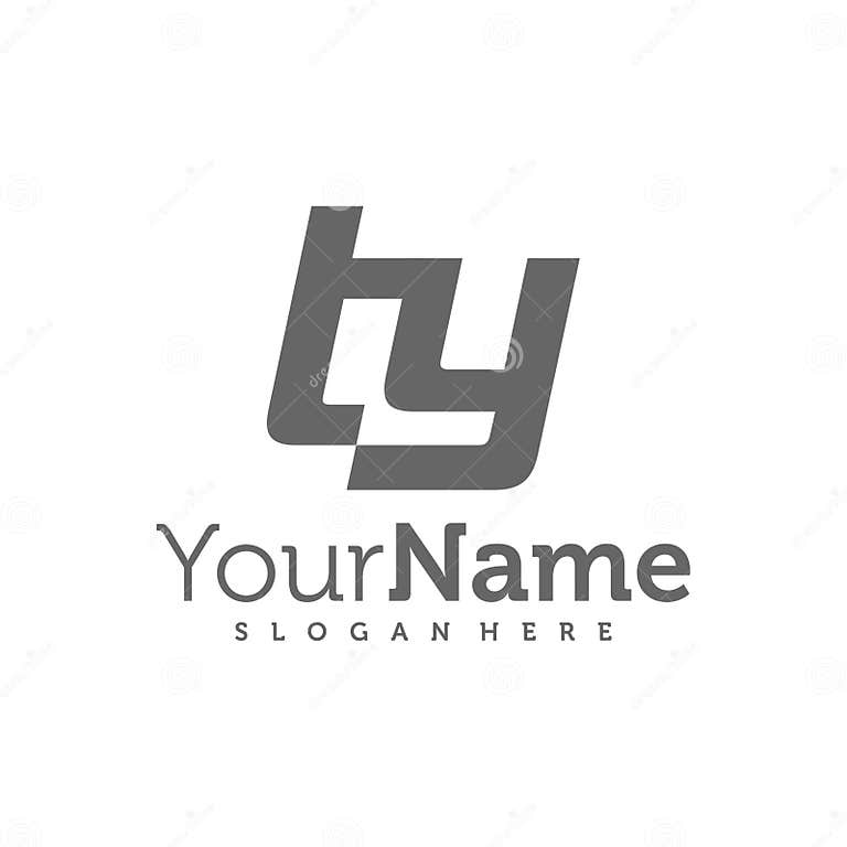 Modern Letter TY Logo Design Vector. Creative TY Logo Concepts Template ...