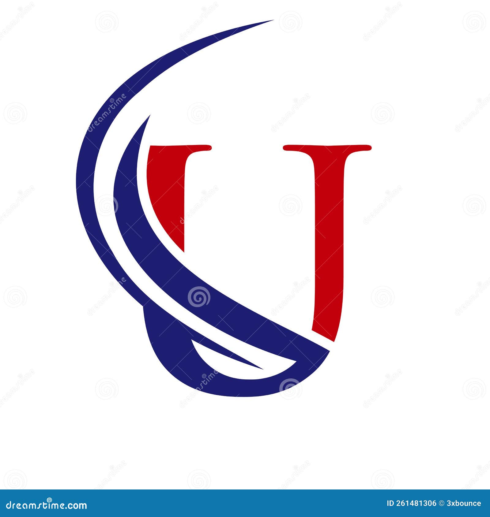Modern Letter U Logo Template. U Letter Logo Design with Swoosh Icon ...