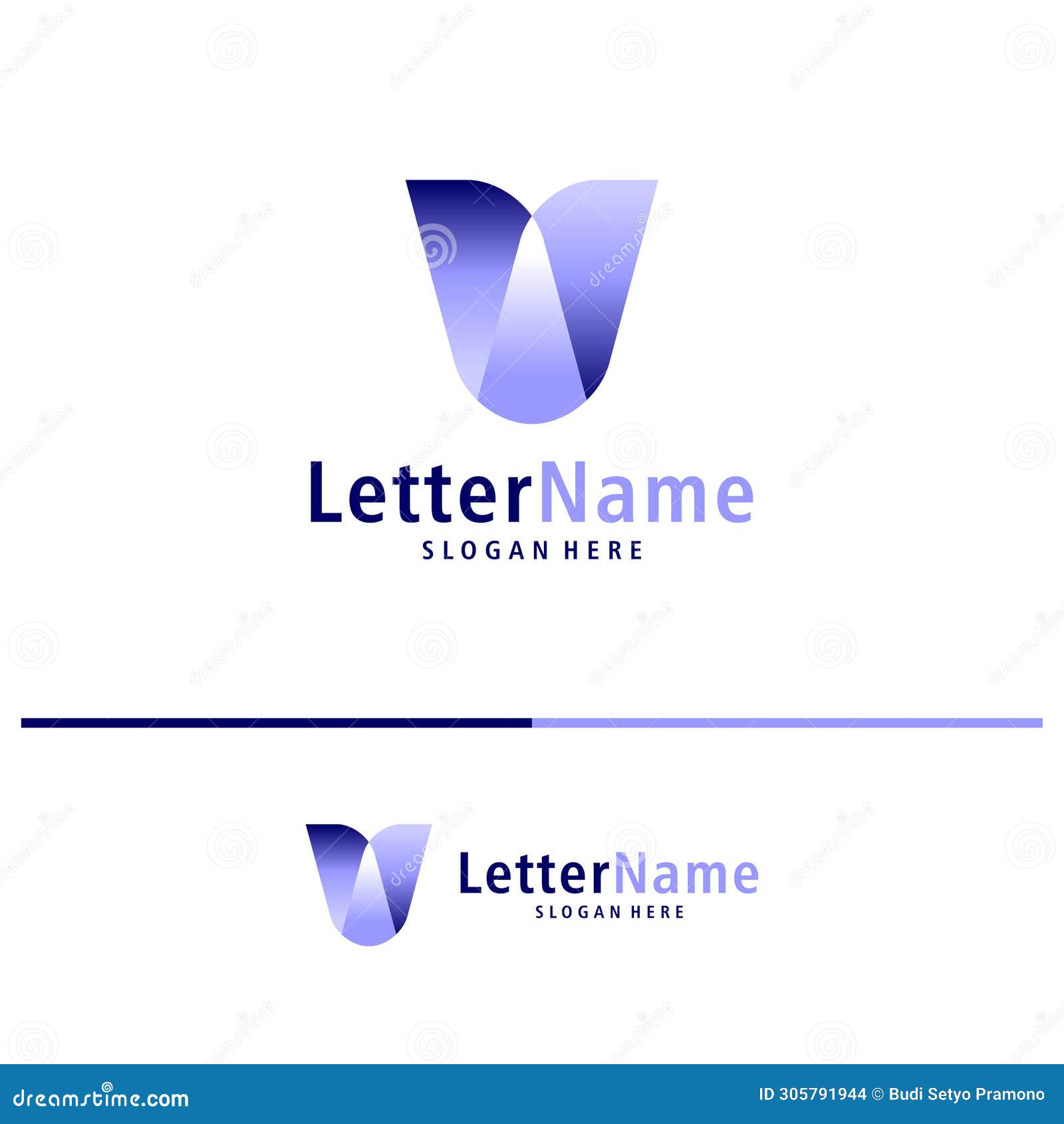 Modern Letter V Logo Design Vector. Creative V Logo Concepts Template ...