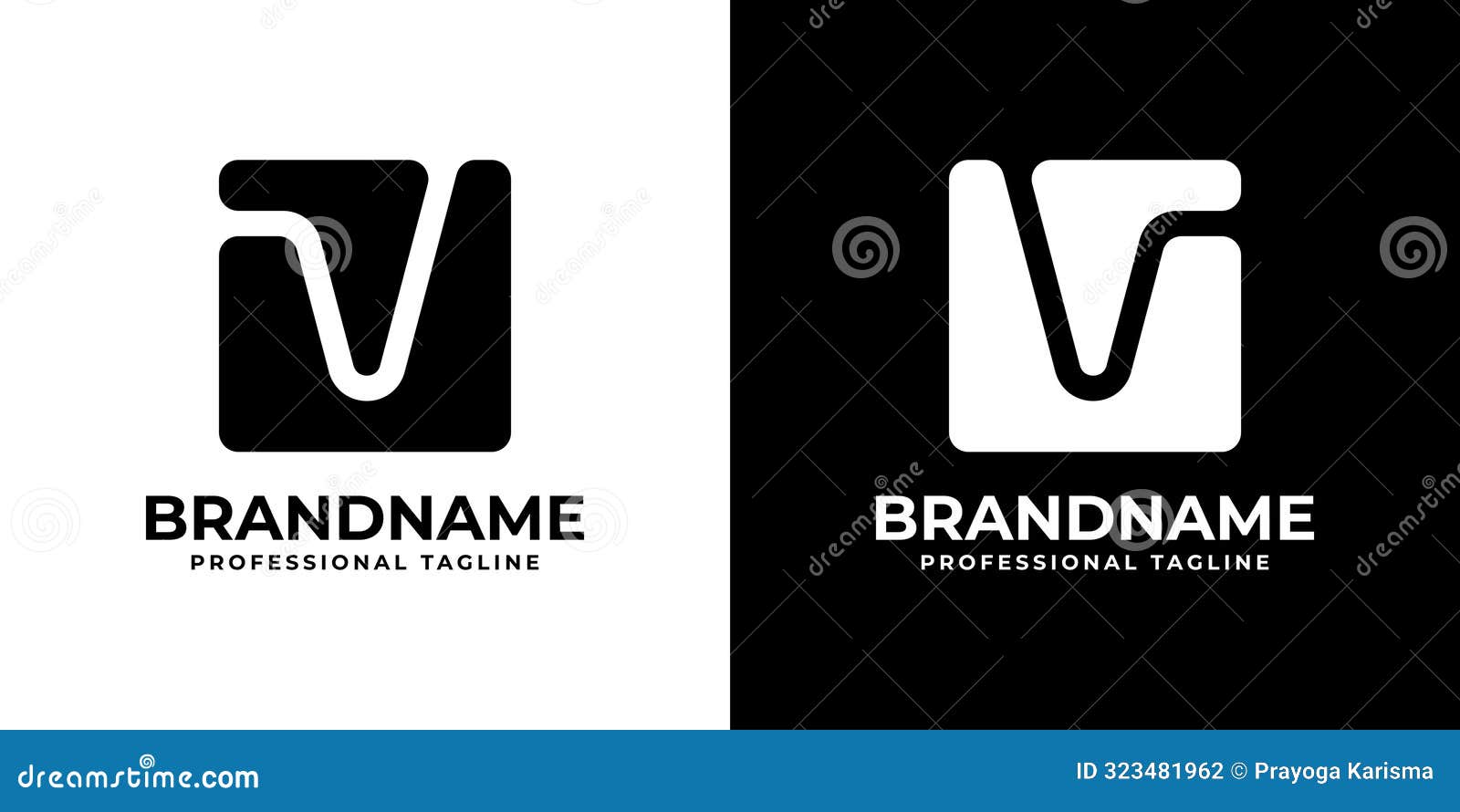 Modern Letter V Logo Set, Suitable for Any Business with V Initial ...