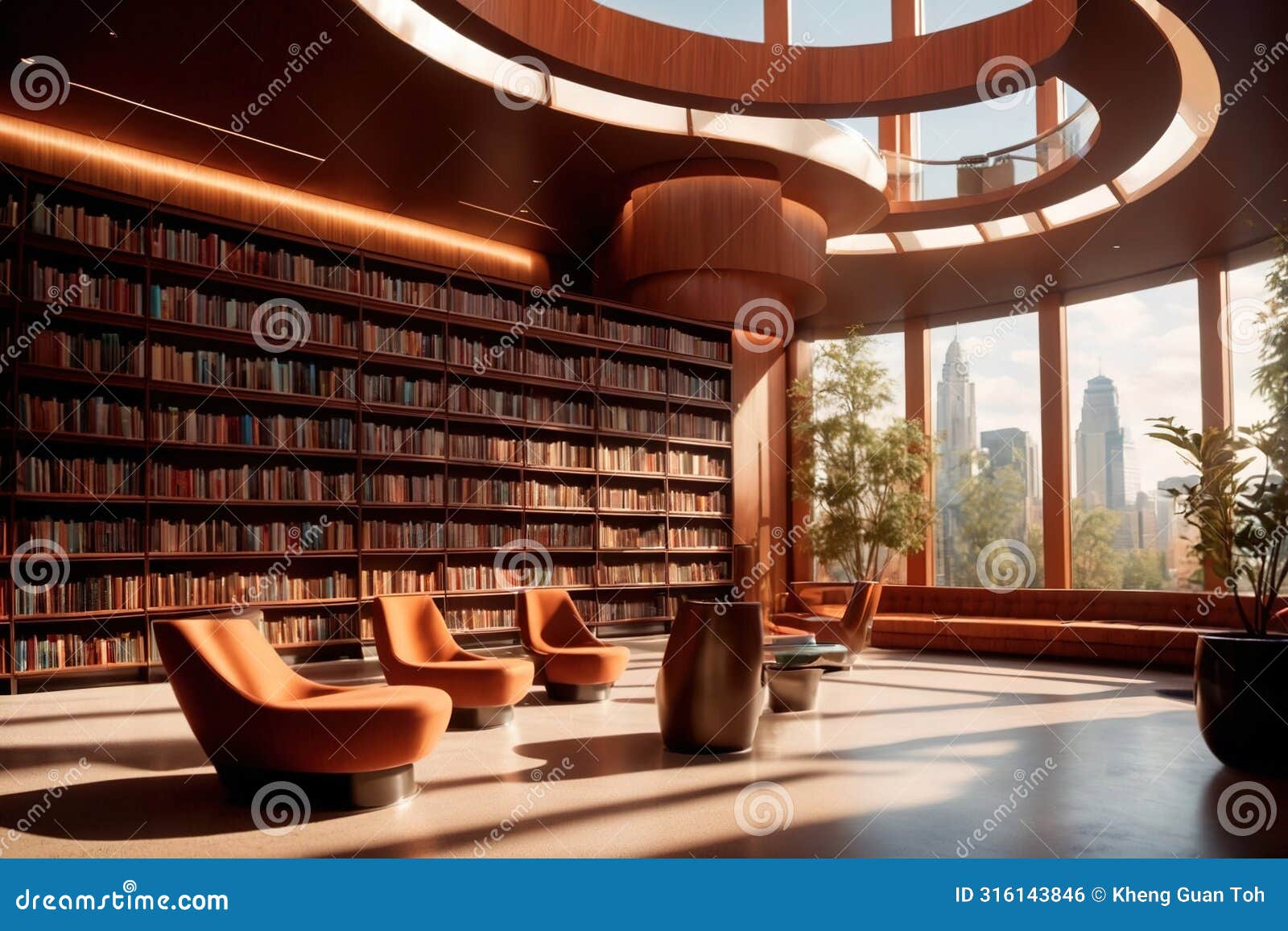 Modern Library, Book Archive for Education and Storage of Books and ...