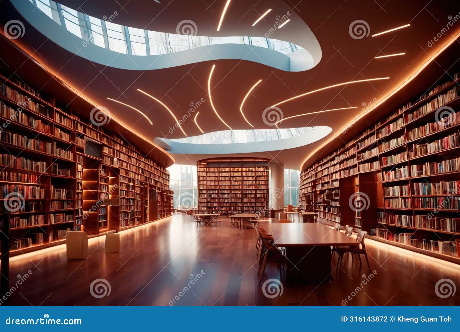 Modern Library, Book Archive for Education and Storage of Books and ...