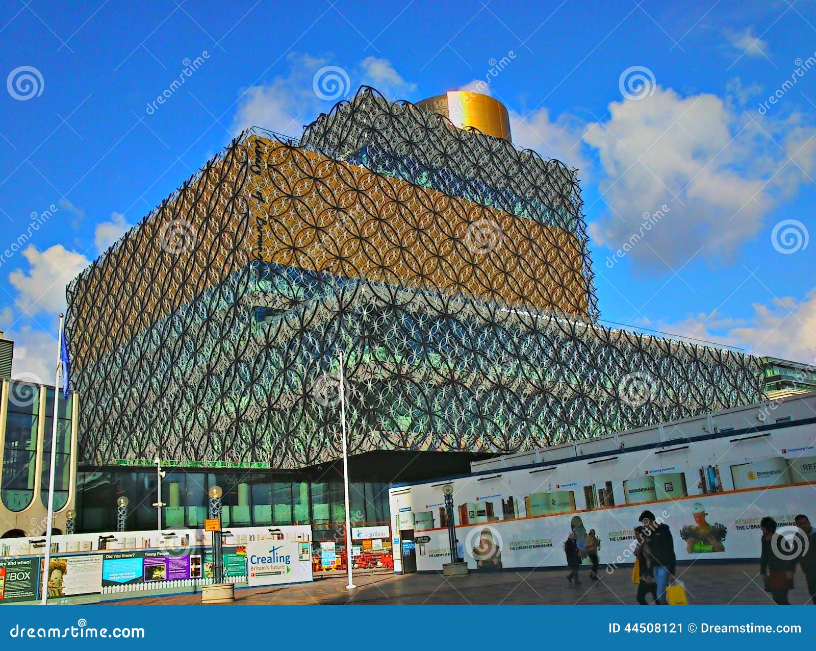 Modern library building editorial photo. Image of ultra - 44508121