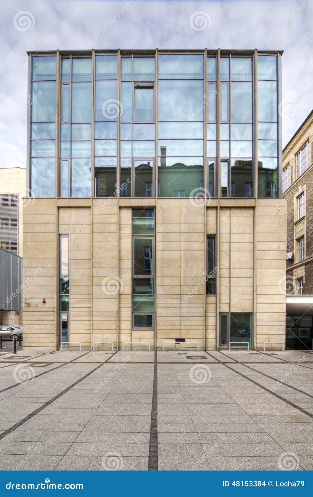 Modern Library Building. University of Adam Mickiewicz in Poznan ...