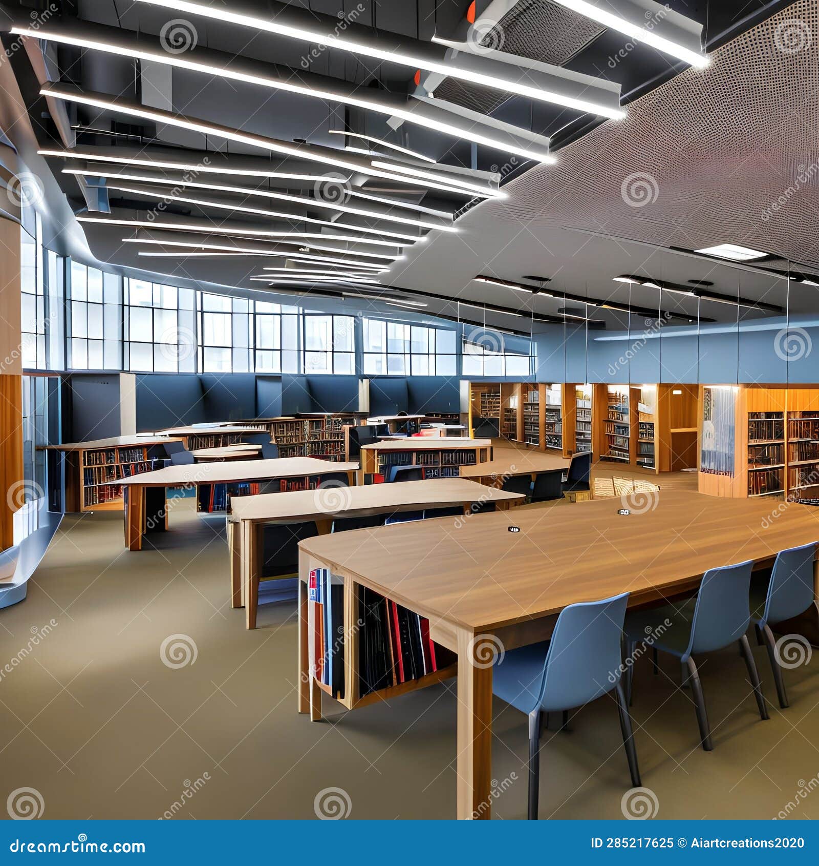 A Modern Library with Flexible Spaces that Cater To Various Learning ...