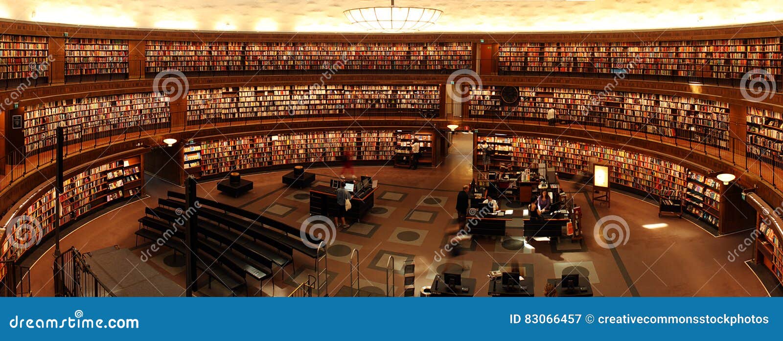 Modern Library Wallpaper