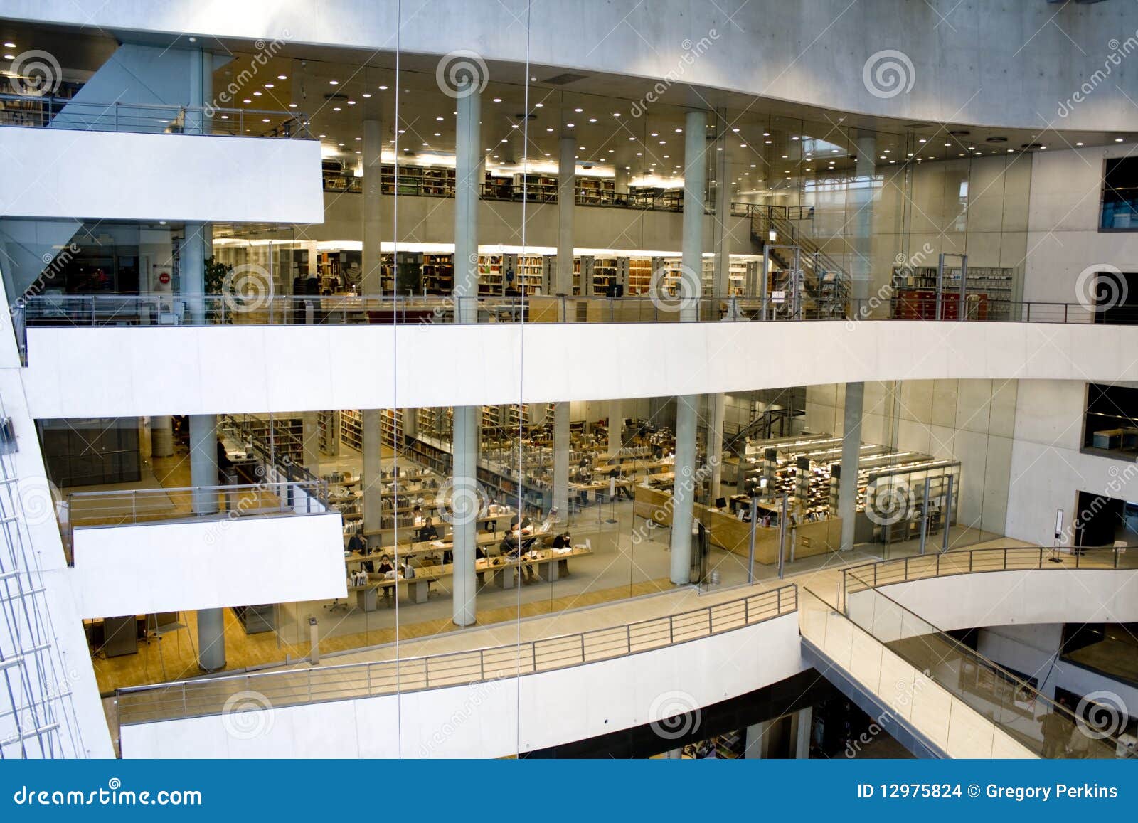 A Modern Library - the Royal Library, Copenhagen Editorial Stock Image ...