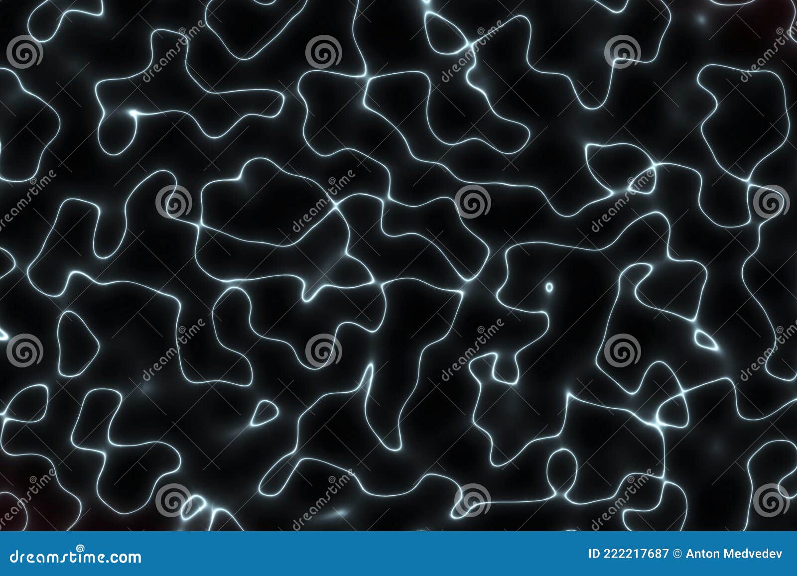 Modern Light Blue Force Lights in the Decorative Aqua Digital Art ...