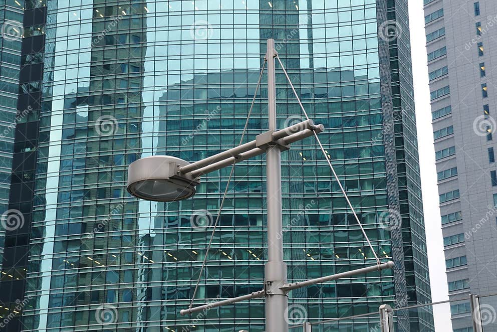 Modern light mast stock photo. Image of background, neon - 11202542