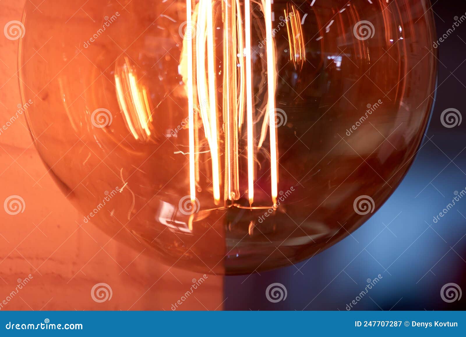 Modern lightbulb. stock image. Image of glass, power - 247707287