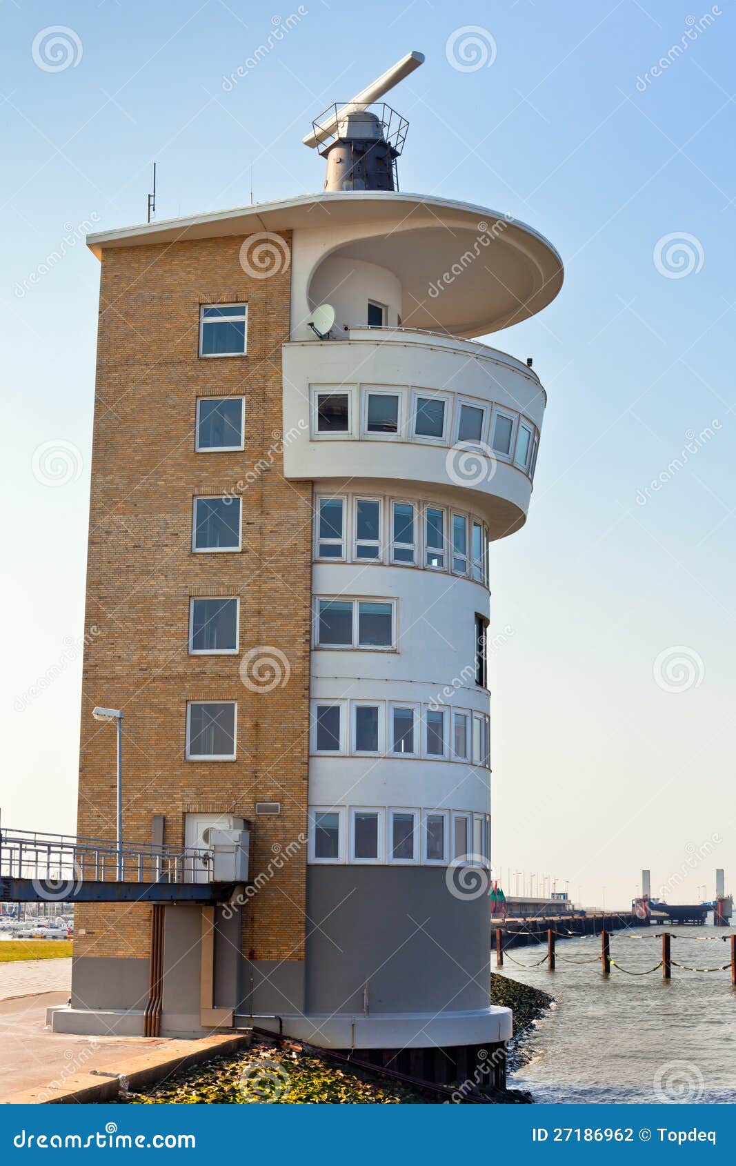 Modern lighthouse stock photo. Image of outdoors, communication - 27186962