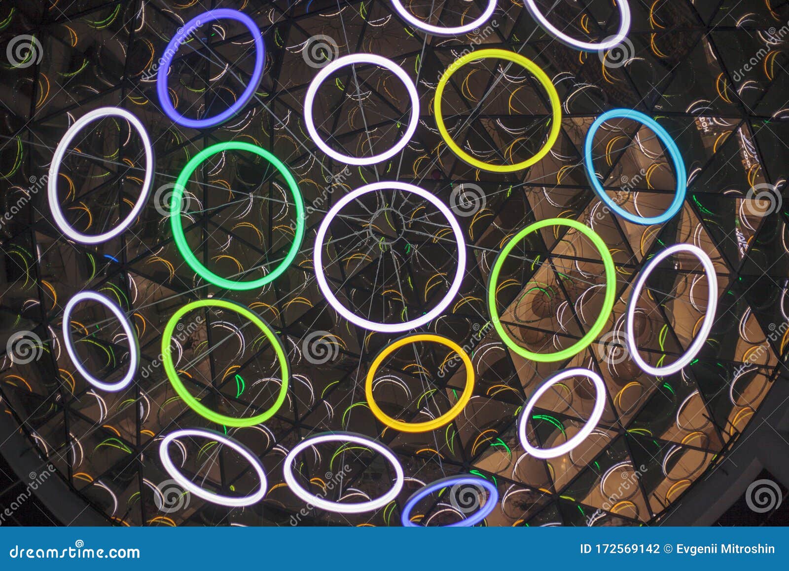 Modern Lighting from Abstract Lamps Stock Photo - Image of modern ...