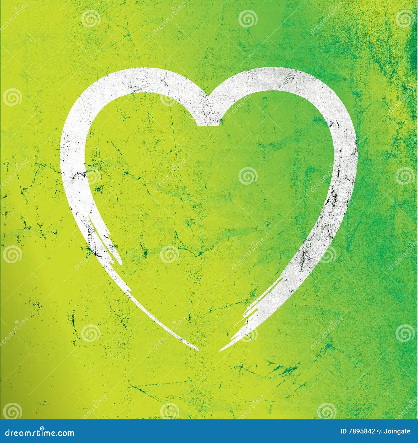 Modern lime grunge heart stock illustration. Illustration of colorful ...