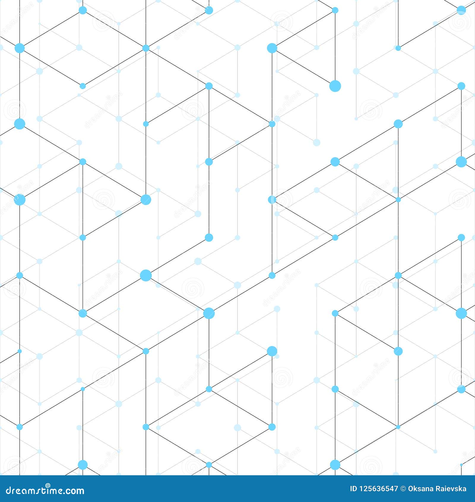 Modern Line Art Pattern with Connecting Lines on White Background ...