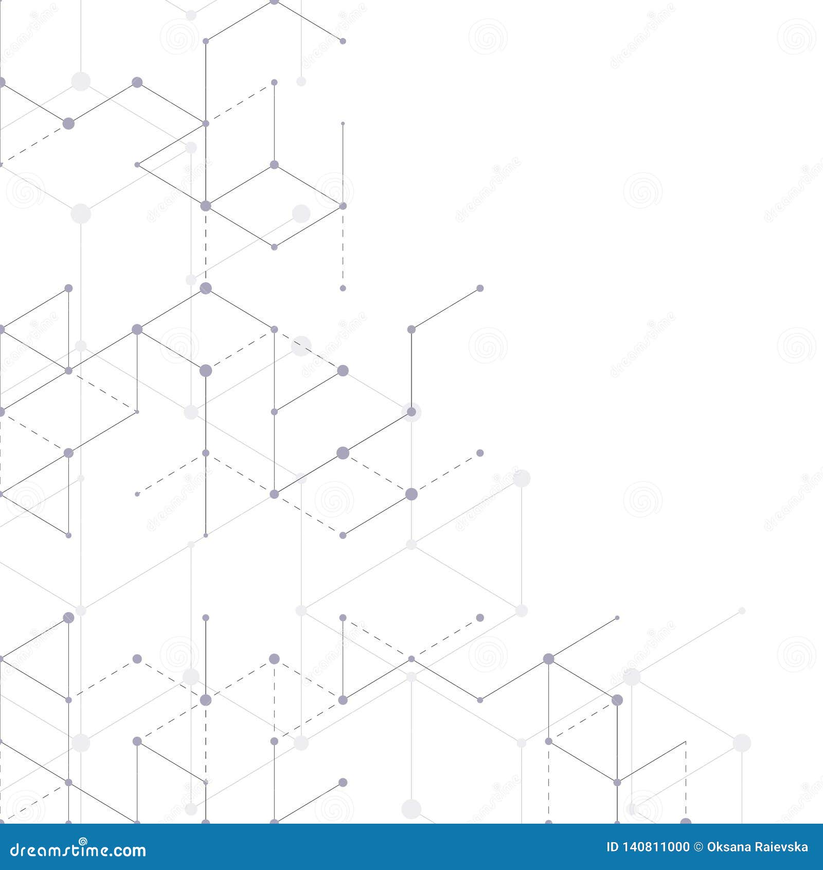 Modern Line Art Pattern with Connecting Lines on White Background ...