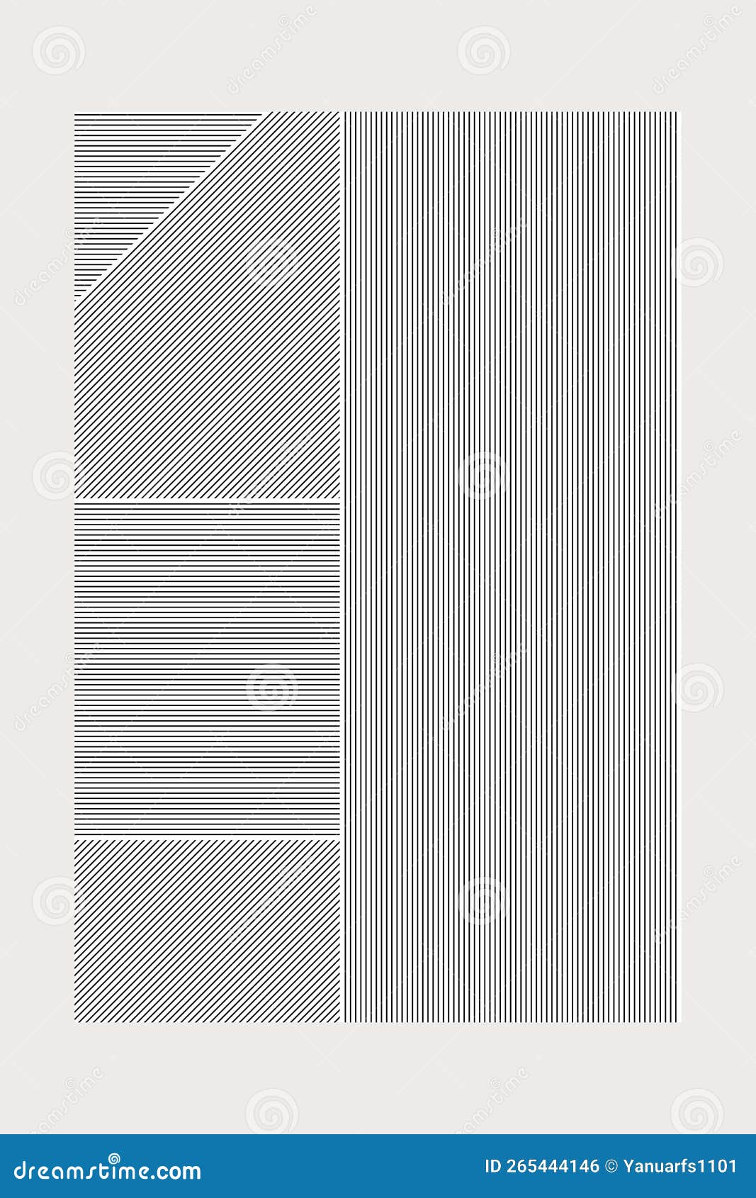 Modern Line Art Wall Decor stock illustration. Illustration of element ...