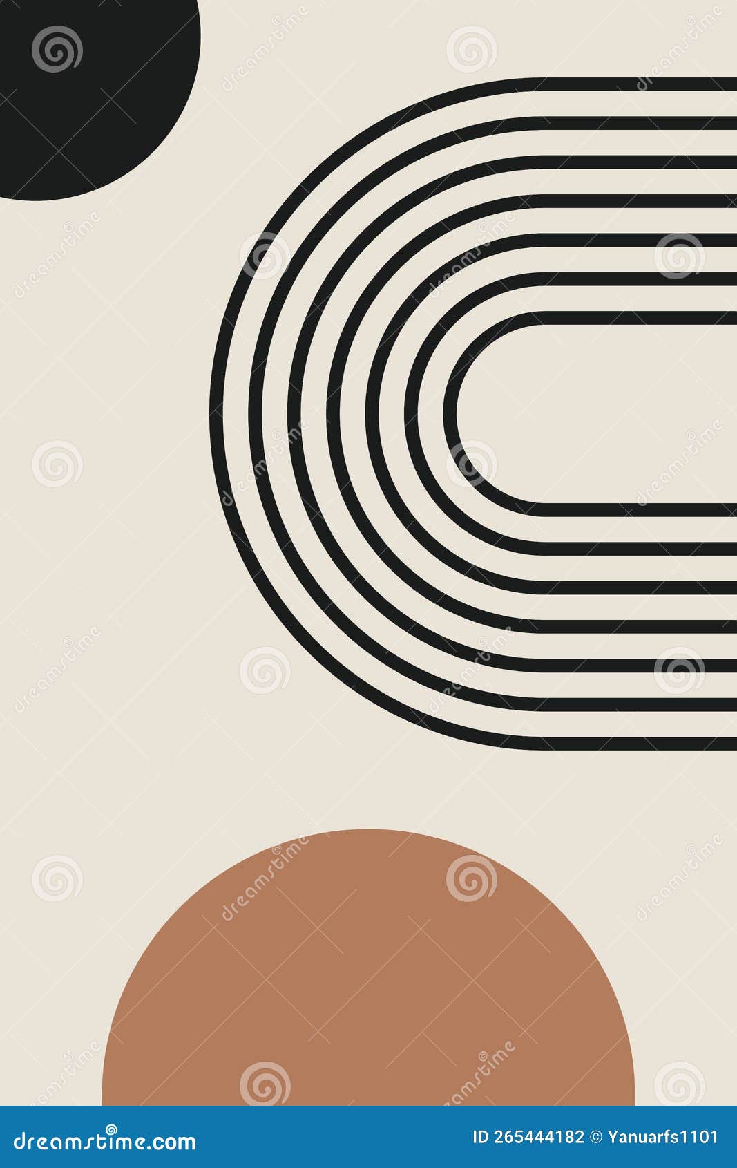 Modern Line Art Wall Decor stock illustration. Illustration of creative ...
