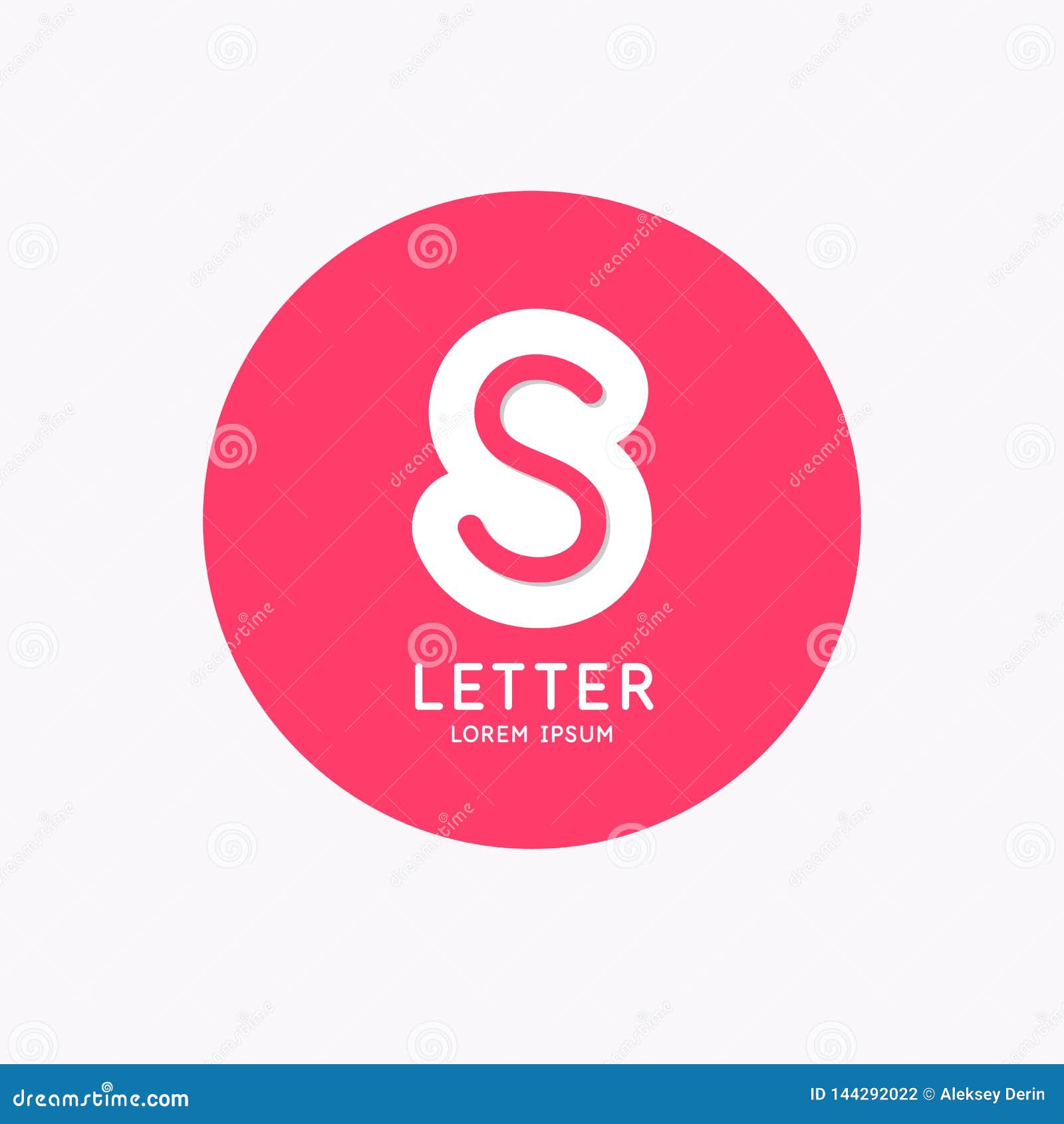 Modern Linear Logo and Sign the Letter S. Stock Vector - Illustration ...