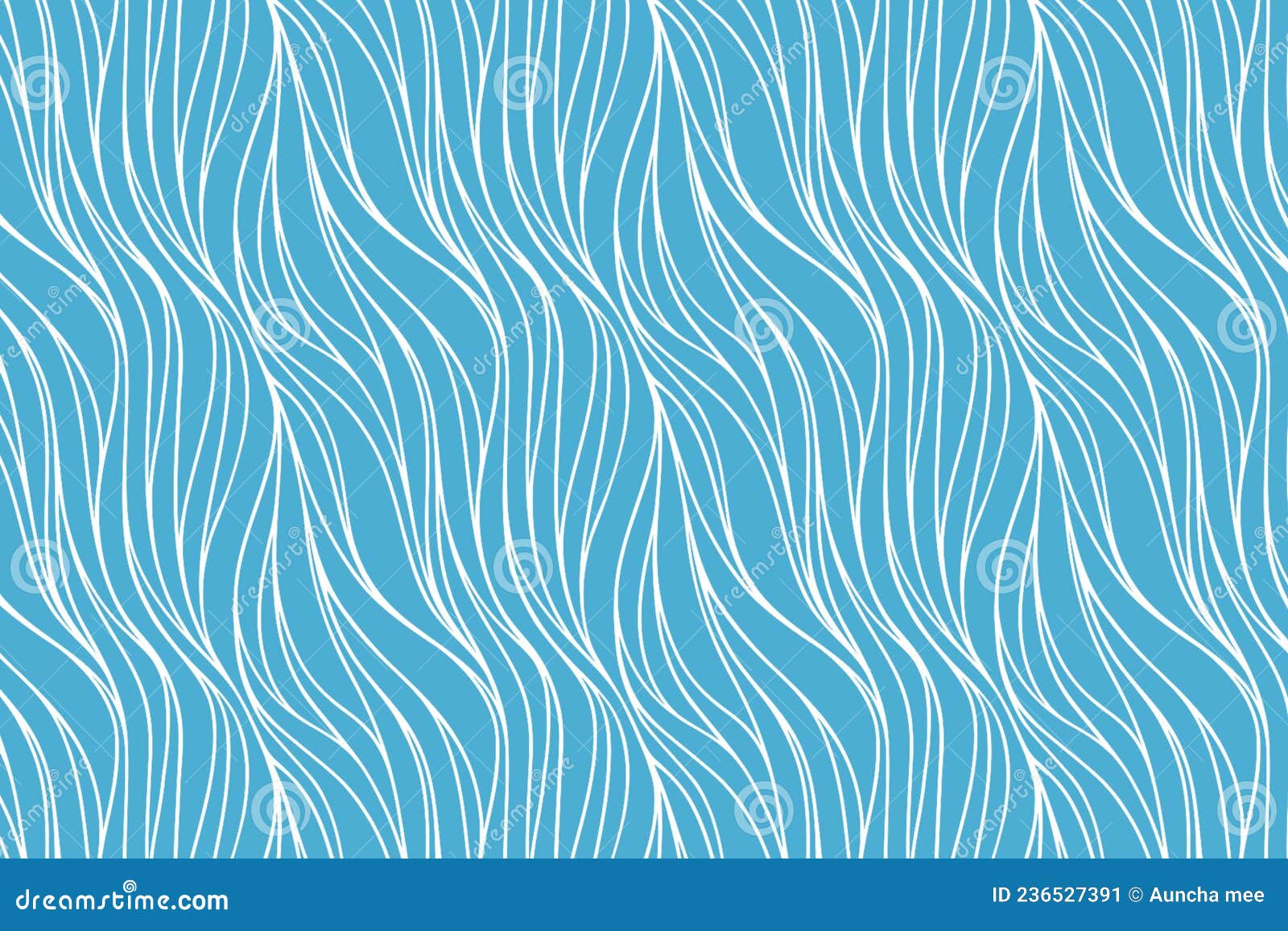 Modern Lines Art Pattern on Blue Background. Stock Illustration ...