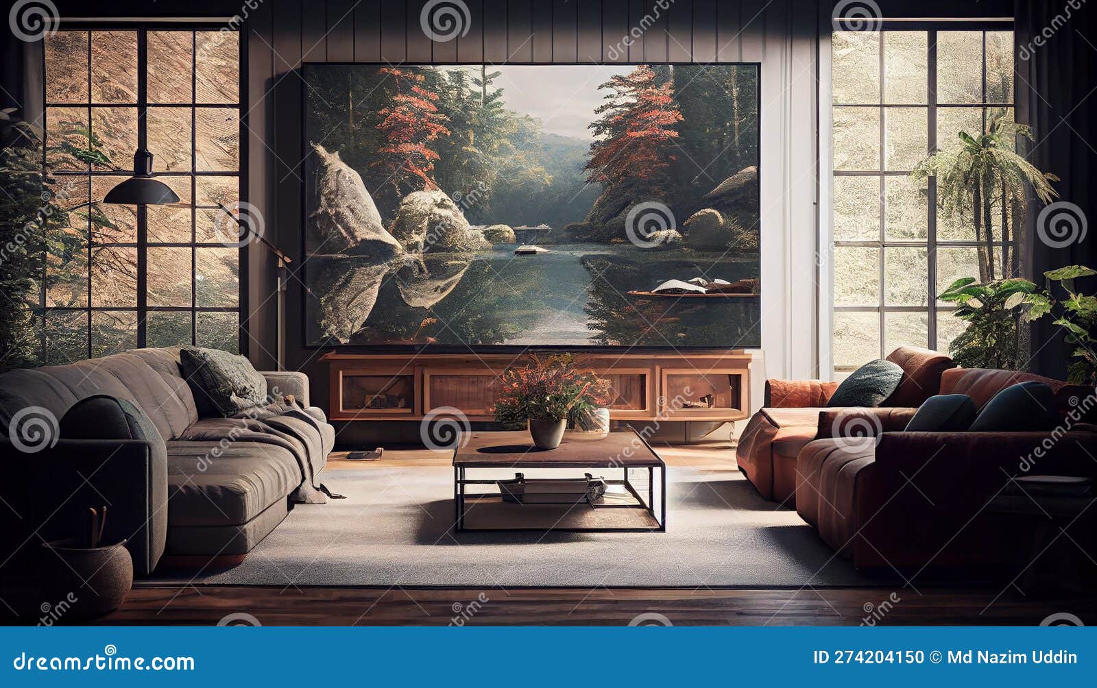 Modern Living Room, Practicality, Style, Neutral Color, Comfortable ...