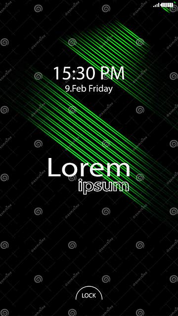Modern Lock Screen for Mobile Apps. Mobile Wallpaper Stock Vector ... Modern Lock Screen for Mobile Apps. Mobile Wallpaper Stock Vector ...