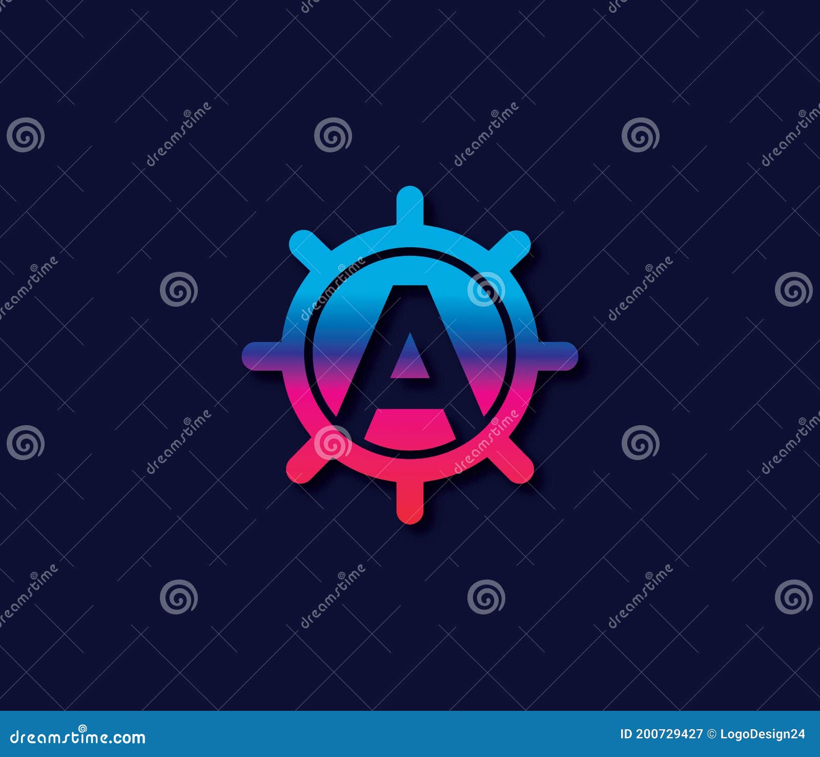 A Alphabet Locker Logo Design Concept Stock Vector - Illustration of ...