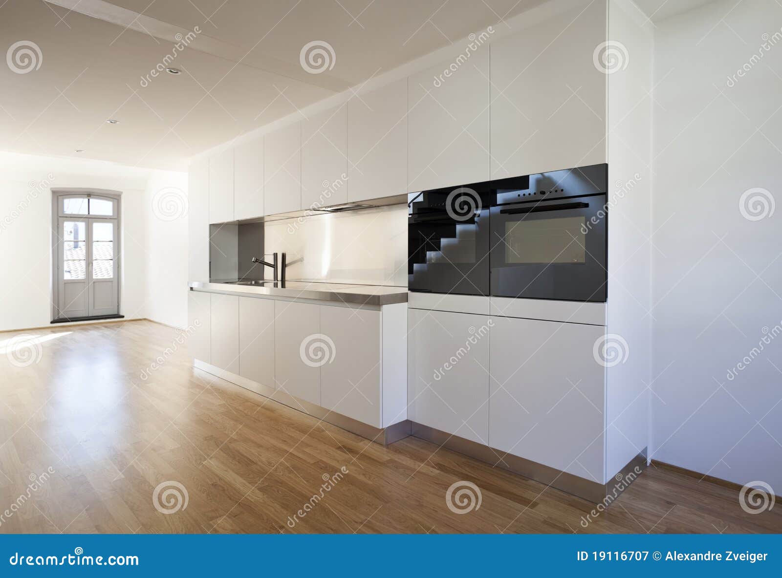 Modern loft duplex stock image. Image of house, passage - 19116707
