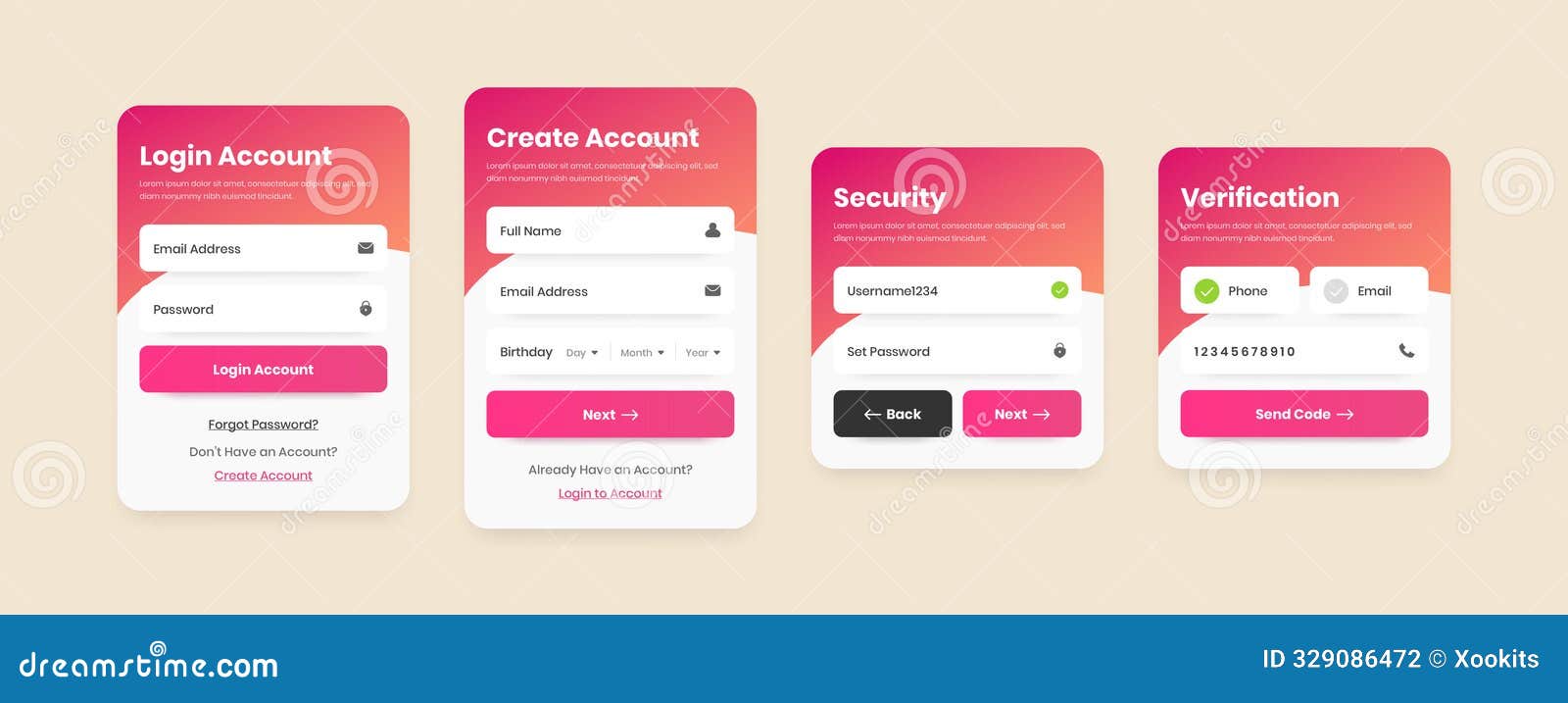 Modern Login and Signup Page Mobile Ui and Web Popup Form Template ... Modern Login and Signup Page Mobile Ui and Web Popup Form Template ...