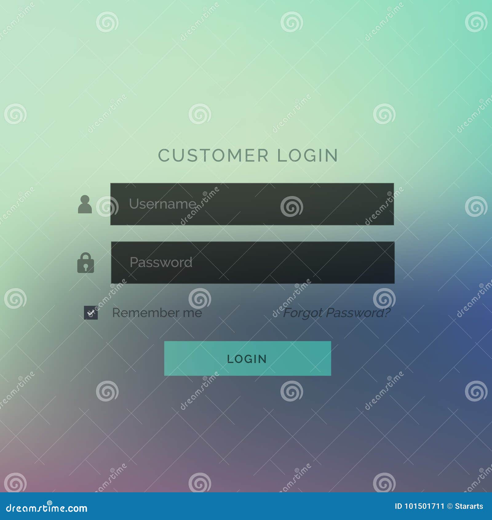 Modern Login Ui Form Template Design with Blurred Background Stock ... Modern Login Ui Form Template Design with Blurred Background Stock ...