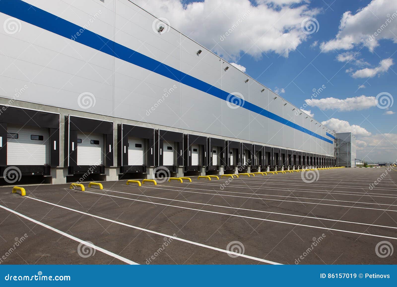 Modern logistics center stock image. Image of business - 86157019