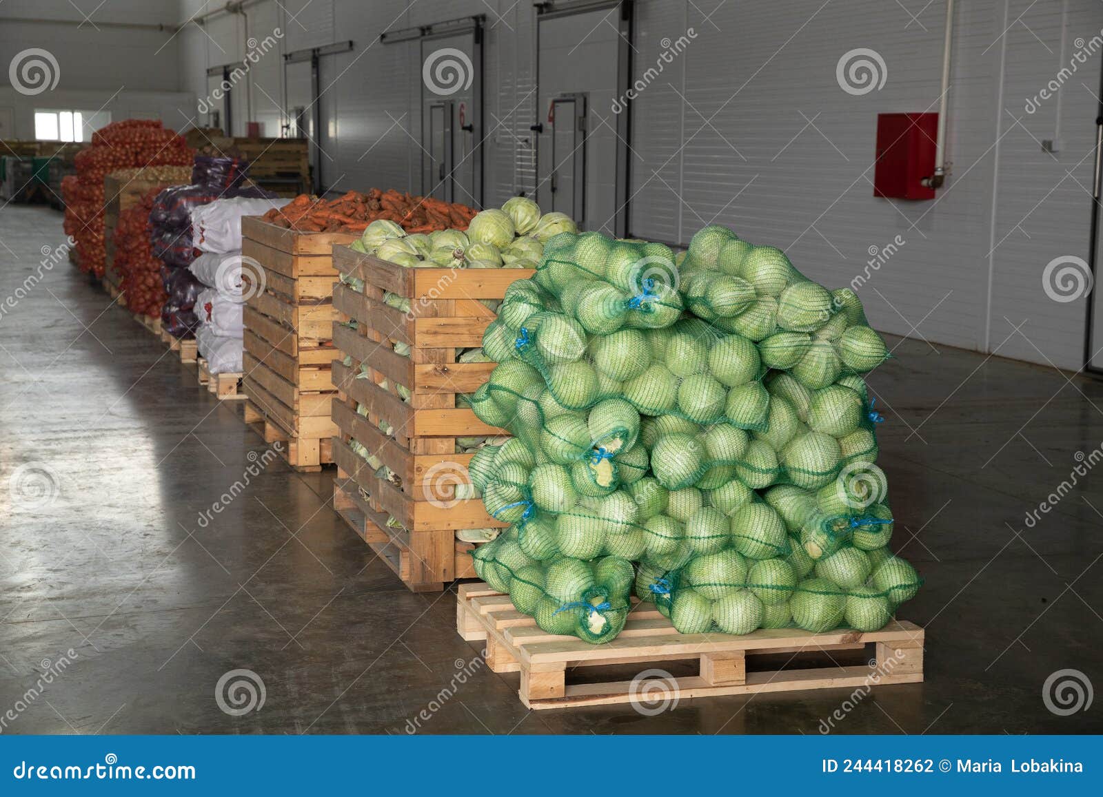 Modern Logistics Center Platform for One-time Storage Stock Photo ...