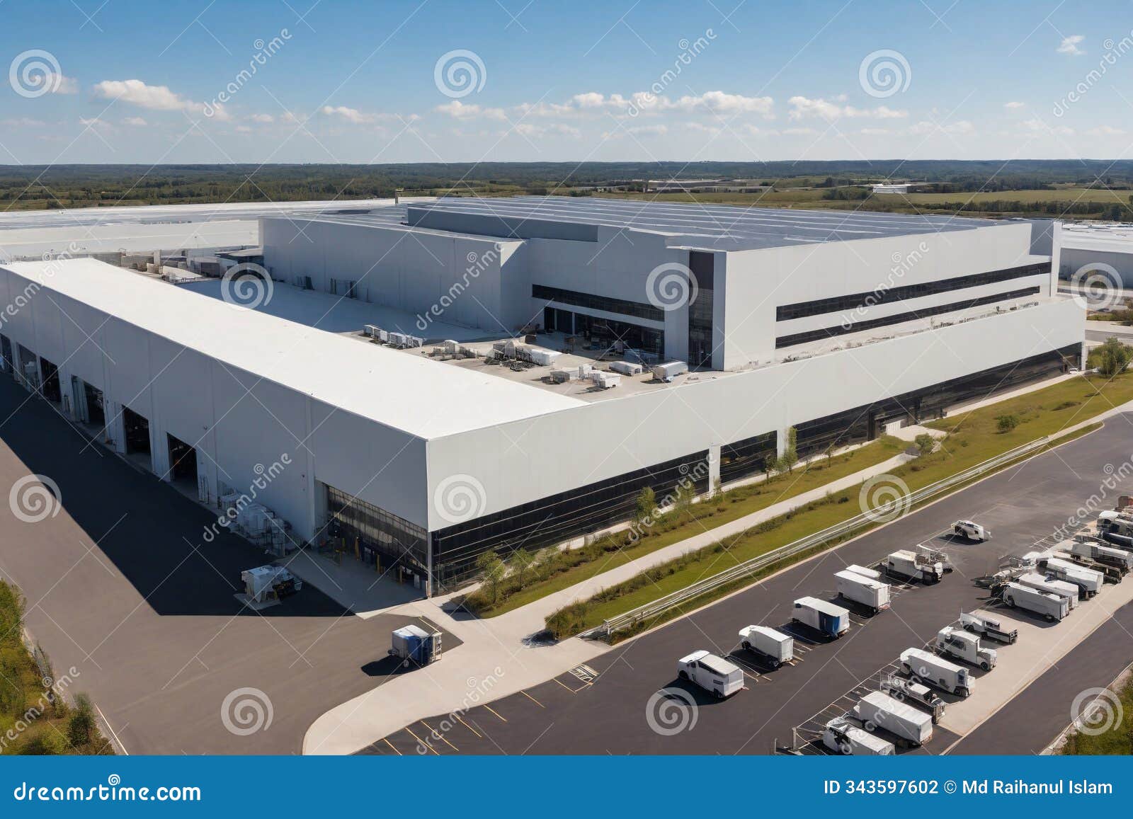 Modern Logistics Warehouse Structure Designed for Efficient Operations ...