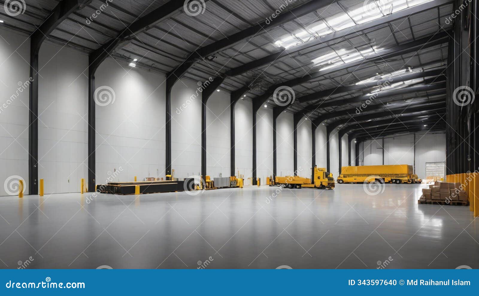 Modern Logistics Warehouse Structure Designed for Efficient Operations ...