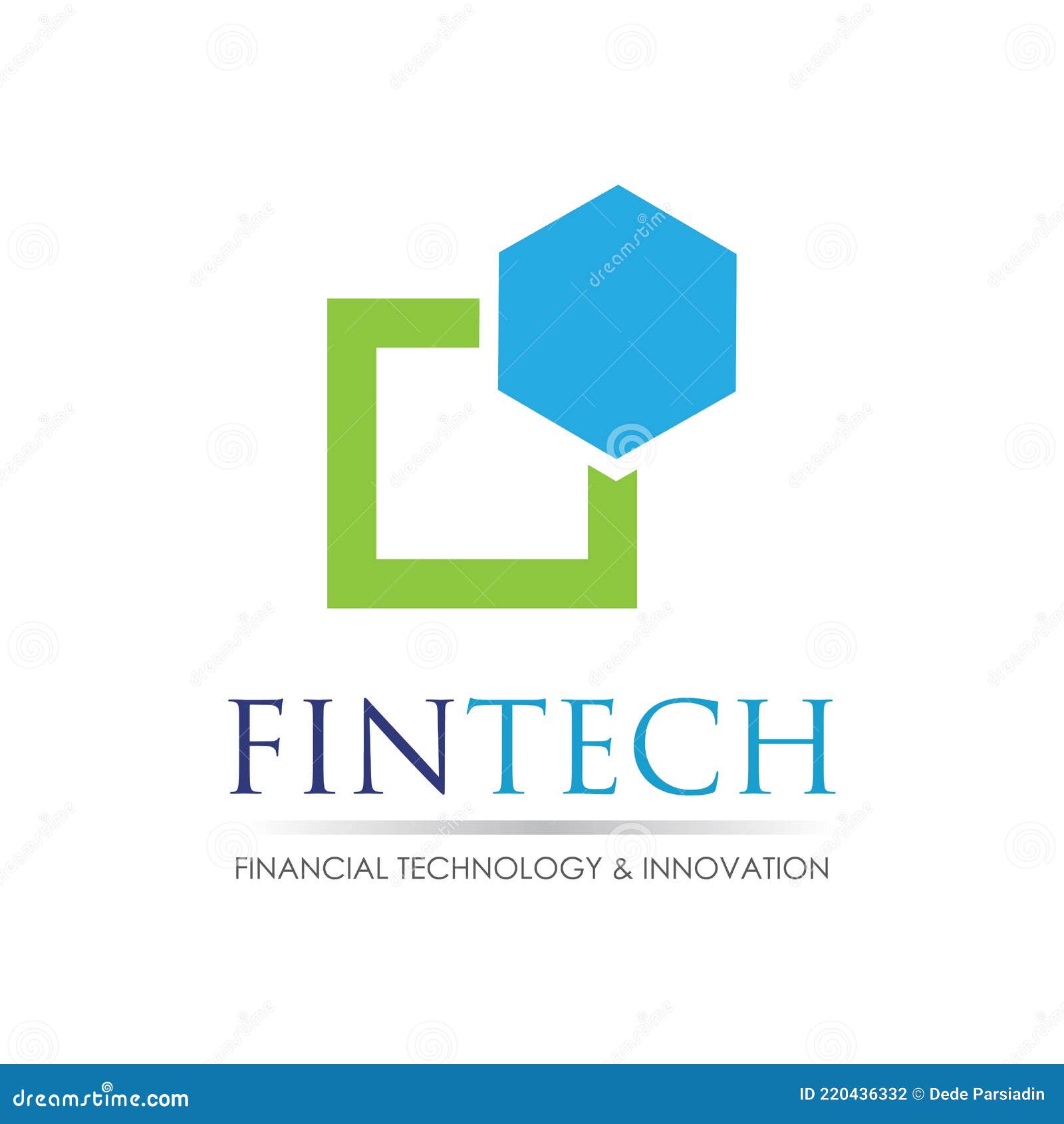 Modern Logo Concept Design for Fintech and Digital Finance Technologies ...