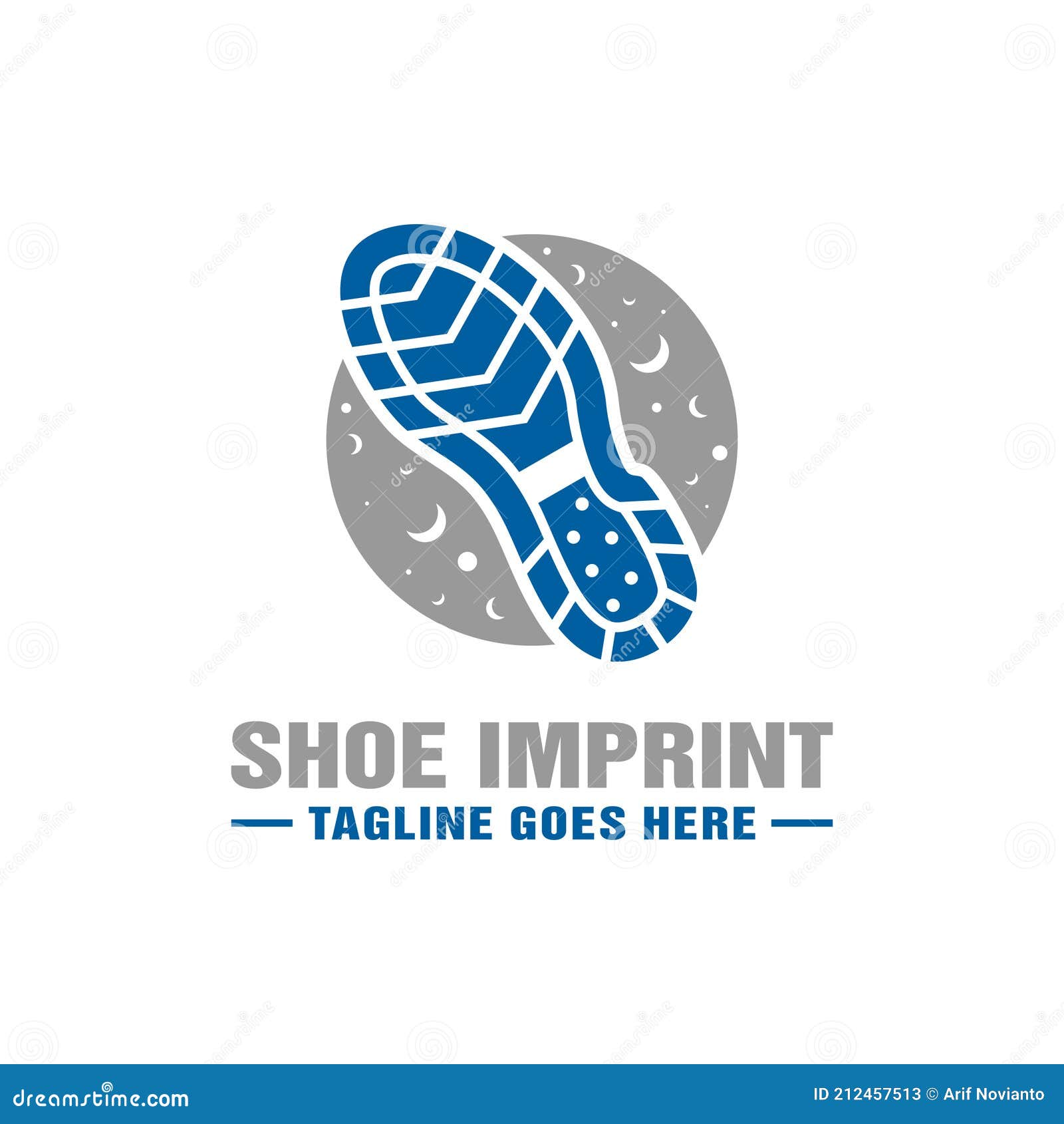 Logo Design of Boot Imprint Stock Vector - Illustration of design ...
