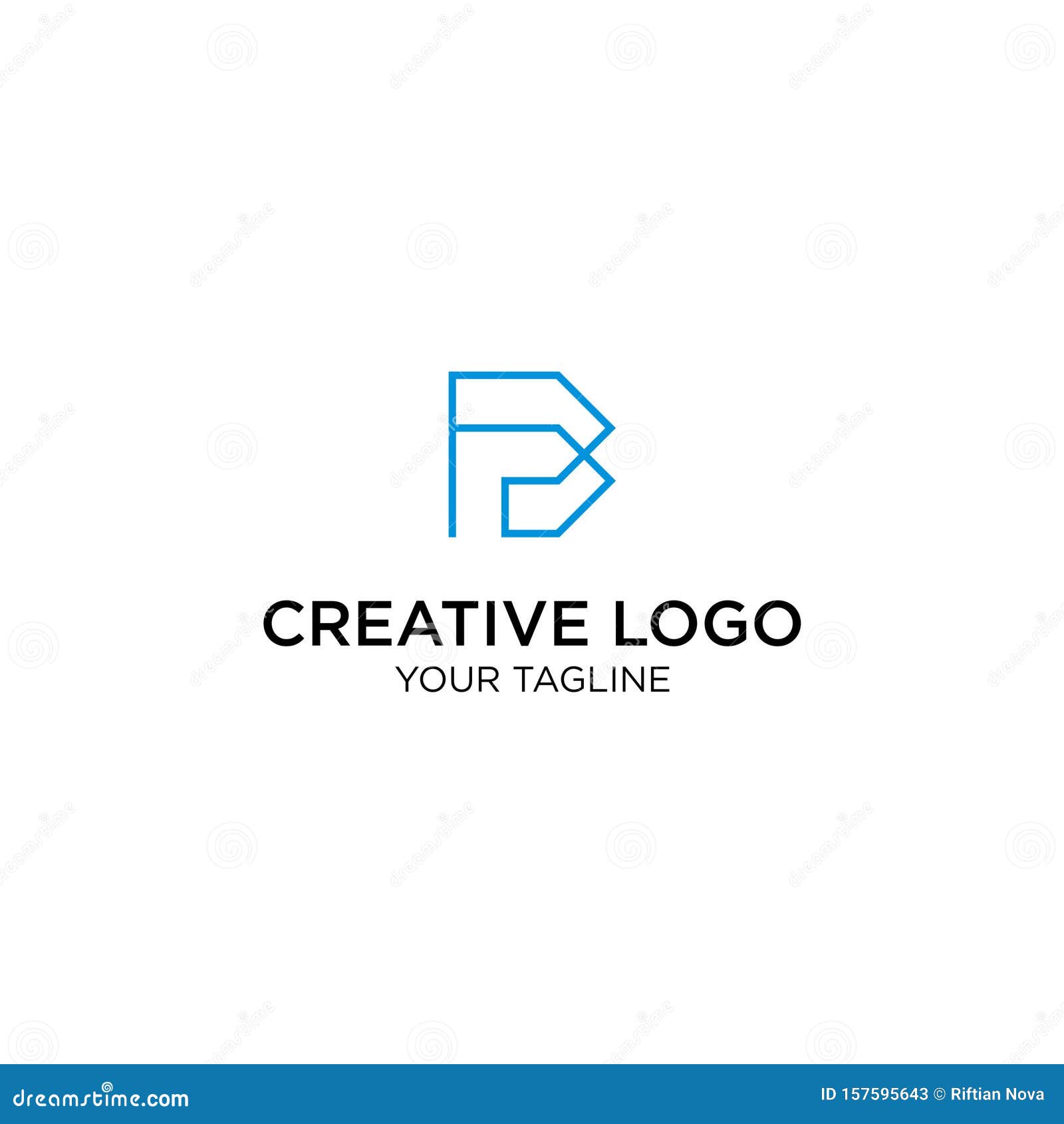 MODERN LOGO LETTER MONOGRAM GEOMETRIC B Stock Vector - Illustration of ...