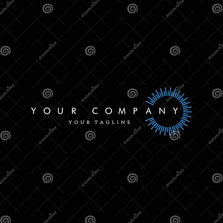 Modern Logo Lighting Company Logo Stock Vector - Illustration of ...