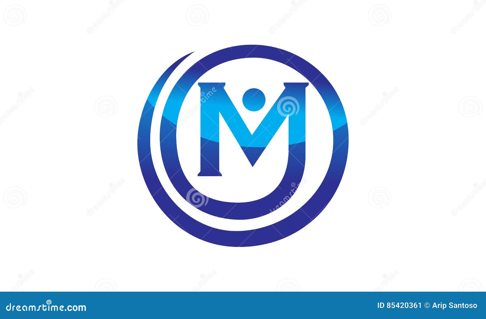 Modern Logo Solution Letter M Stock Vector - Illustration of ...