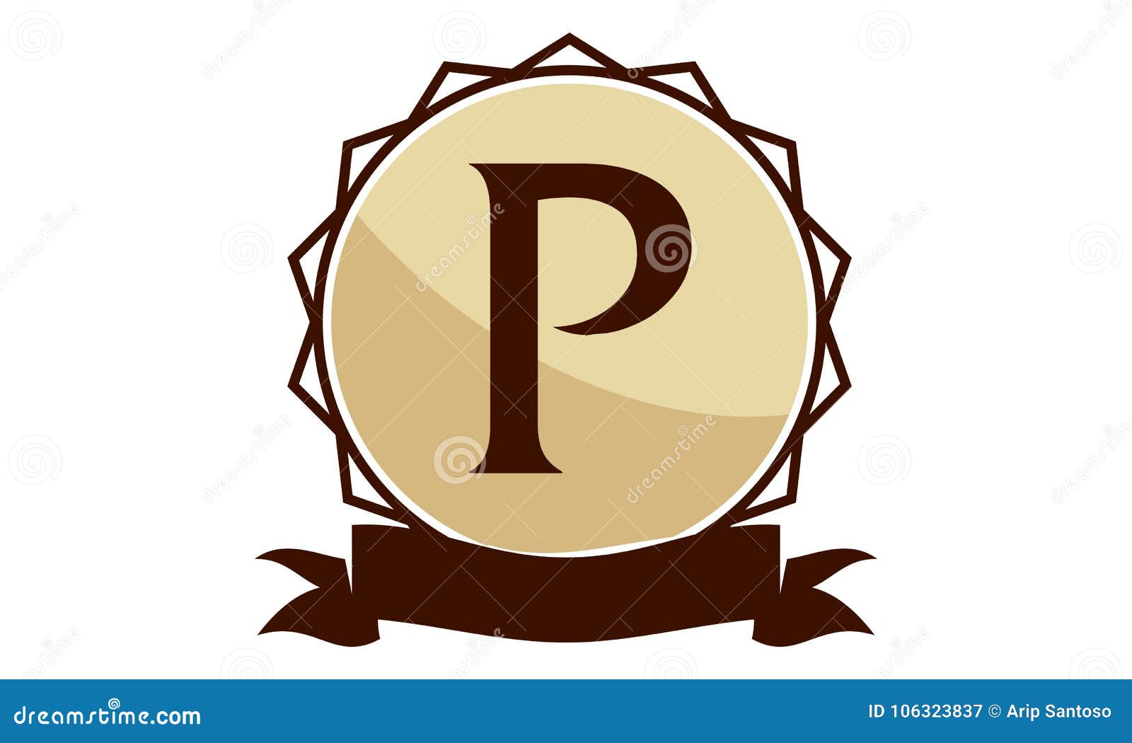 Modern Logo Solution Letter P Stock Vector - Illustration of badge ...