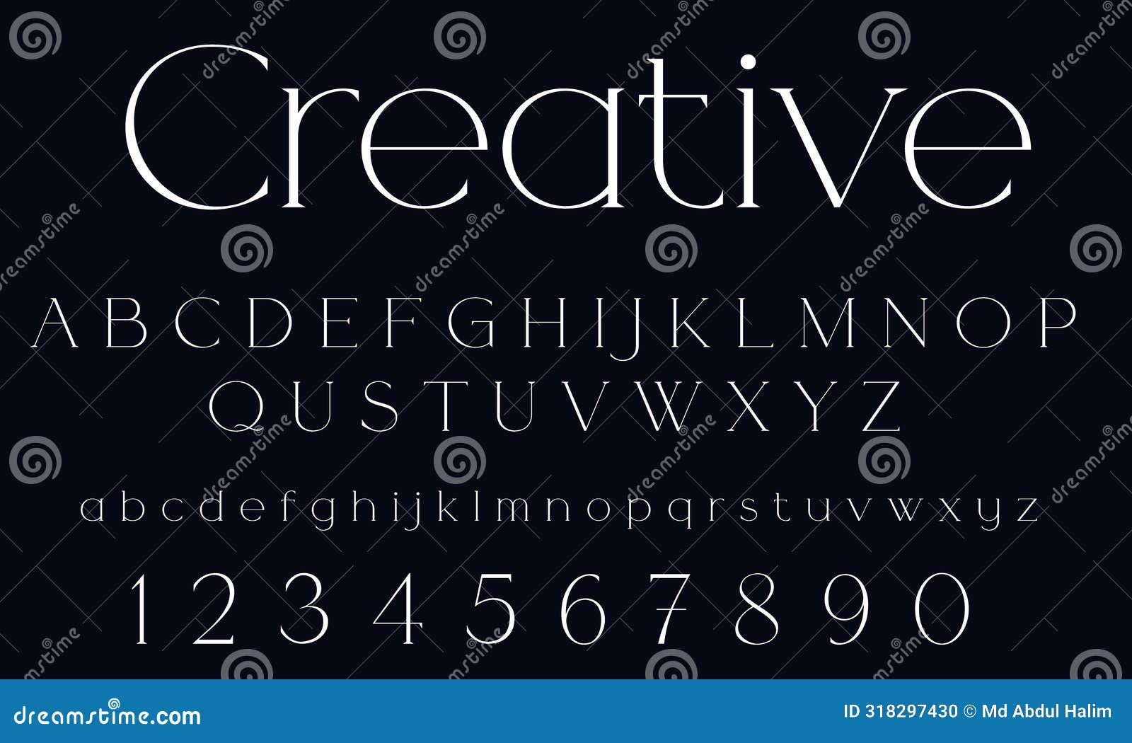 Modern, Logodesign Vector Font. Full Alphabet Typography Decorative ...