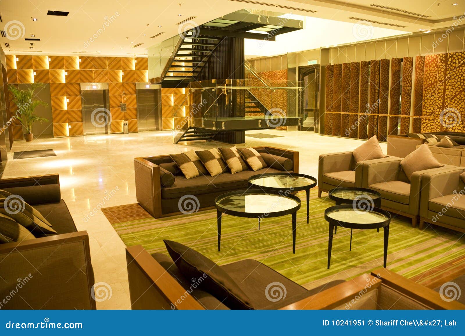 Modern Lounge stock image. Image of indoor, building - 10241951