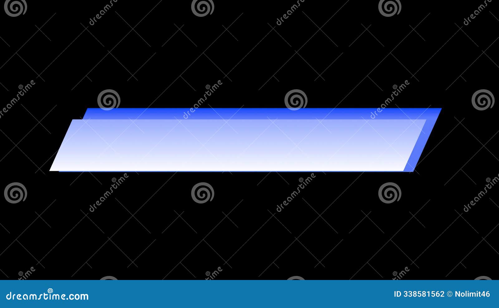 Modern lower third stock illustration. Illustration of element - 338581562