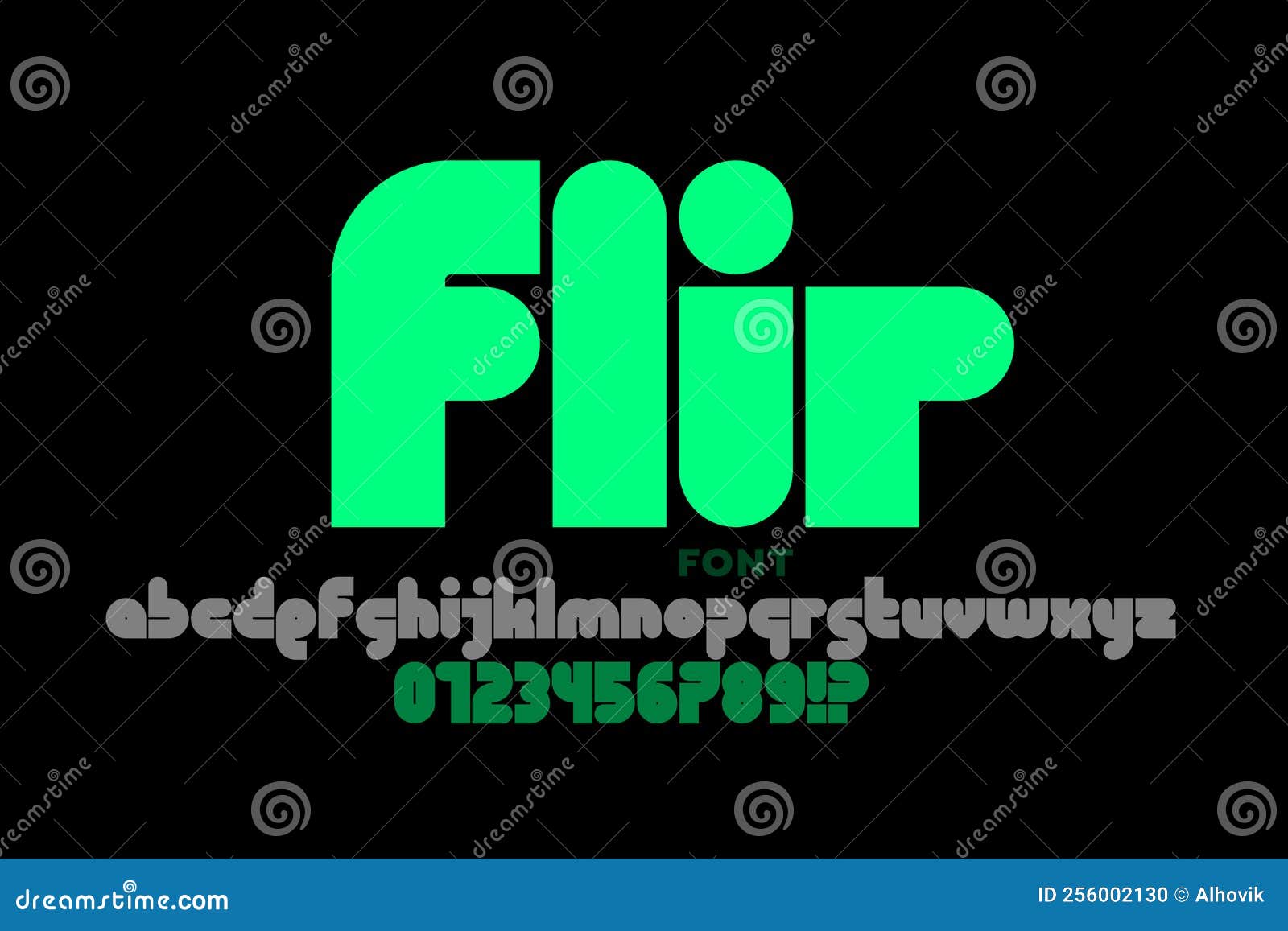 Modern Lowercase Style Font Design Stock Vector - Illustration of ...