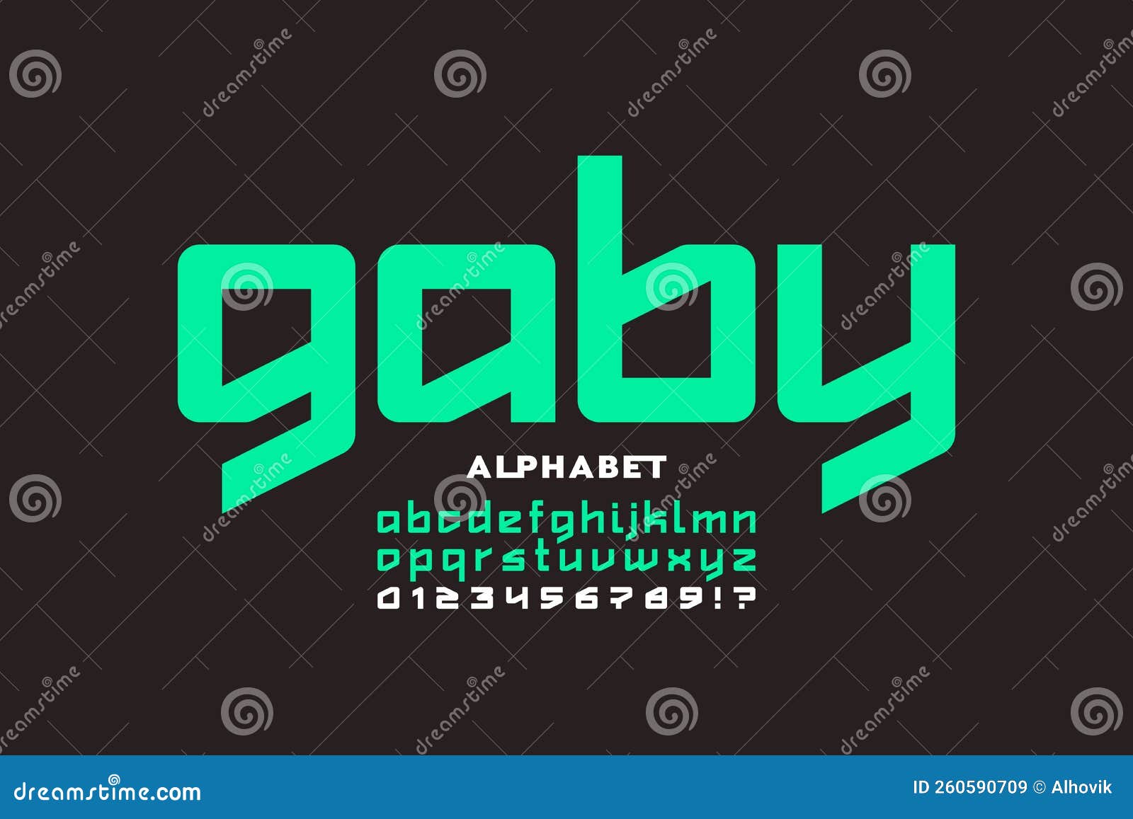 Modern Lowercase Style Font Stock Vector - Illustration of simplicity ...
