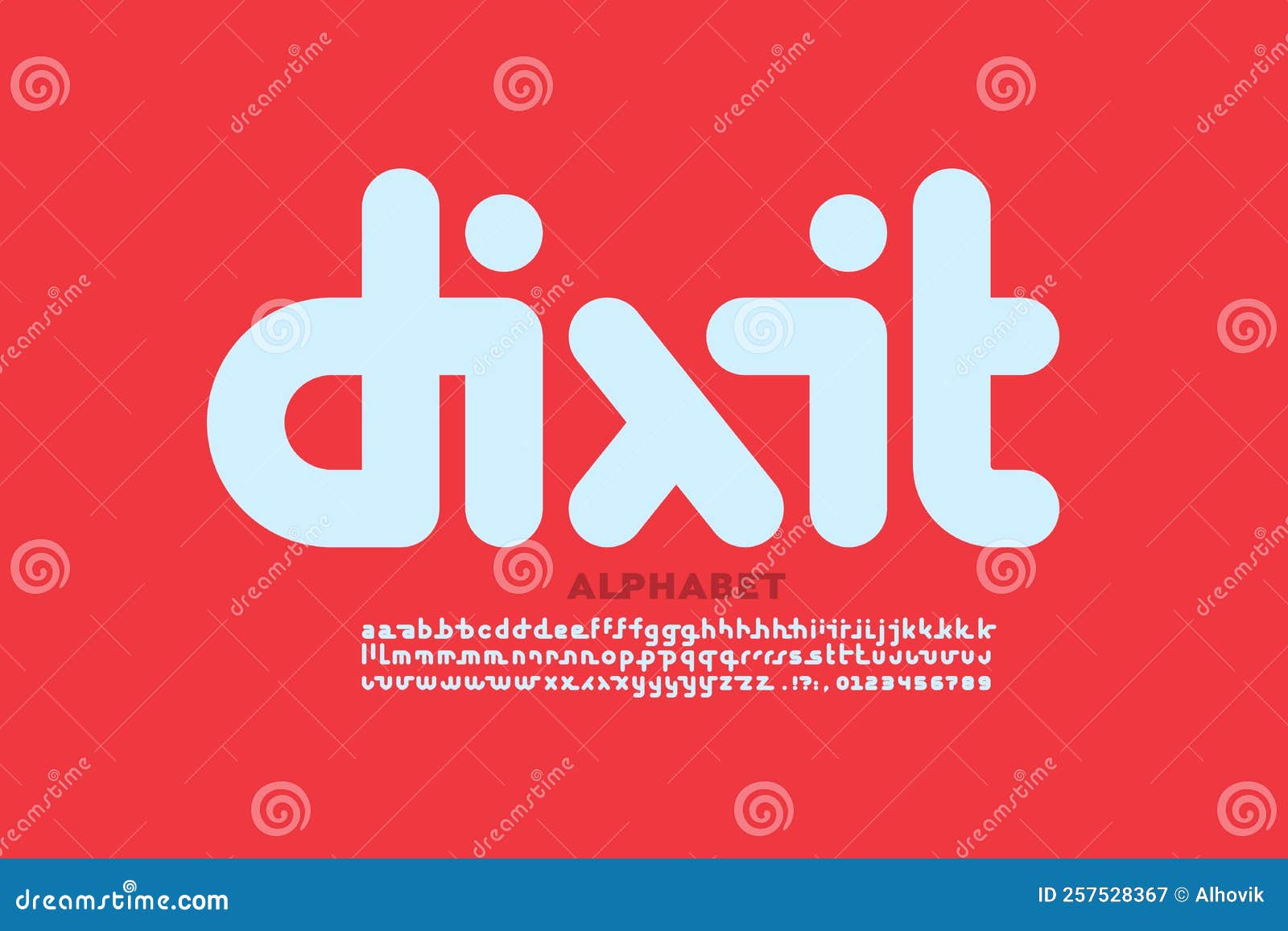 Modern Lowercase Style Font Stock Vector - Illustration of english ...