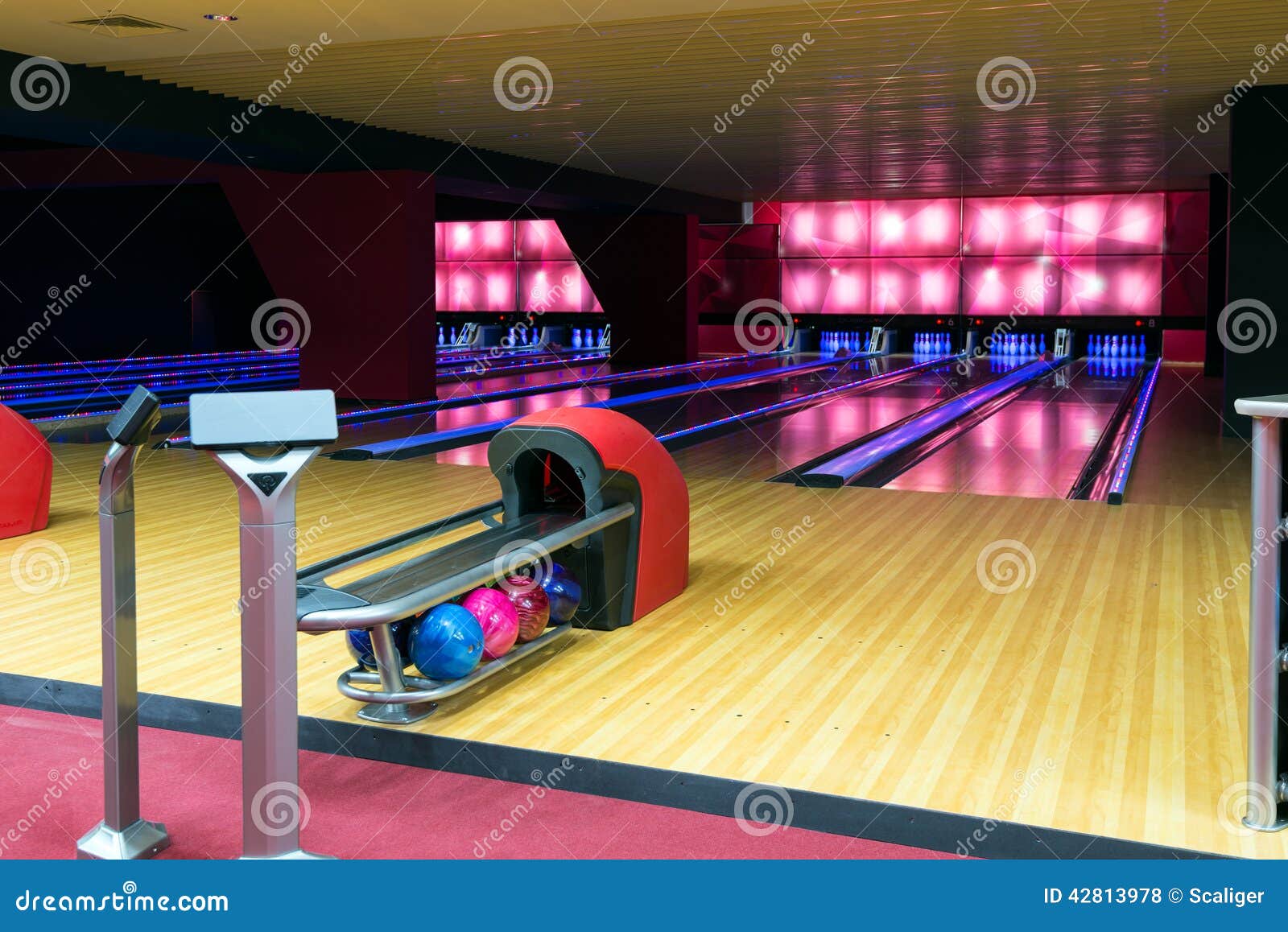 Modern luxury bowling stock photo. Image of sport, leisure - 42813978