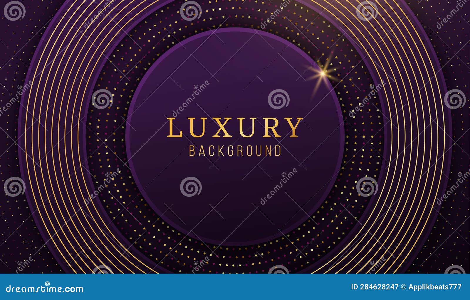 Modern Luxury Gold Circle Background, Abstract Design Elements Stock ...