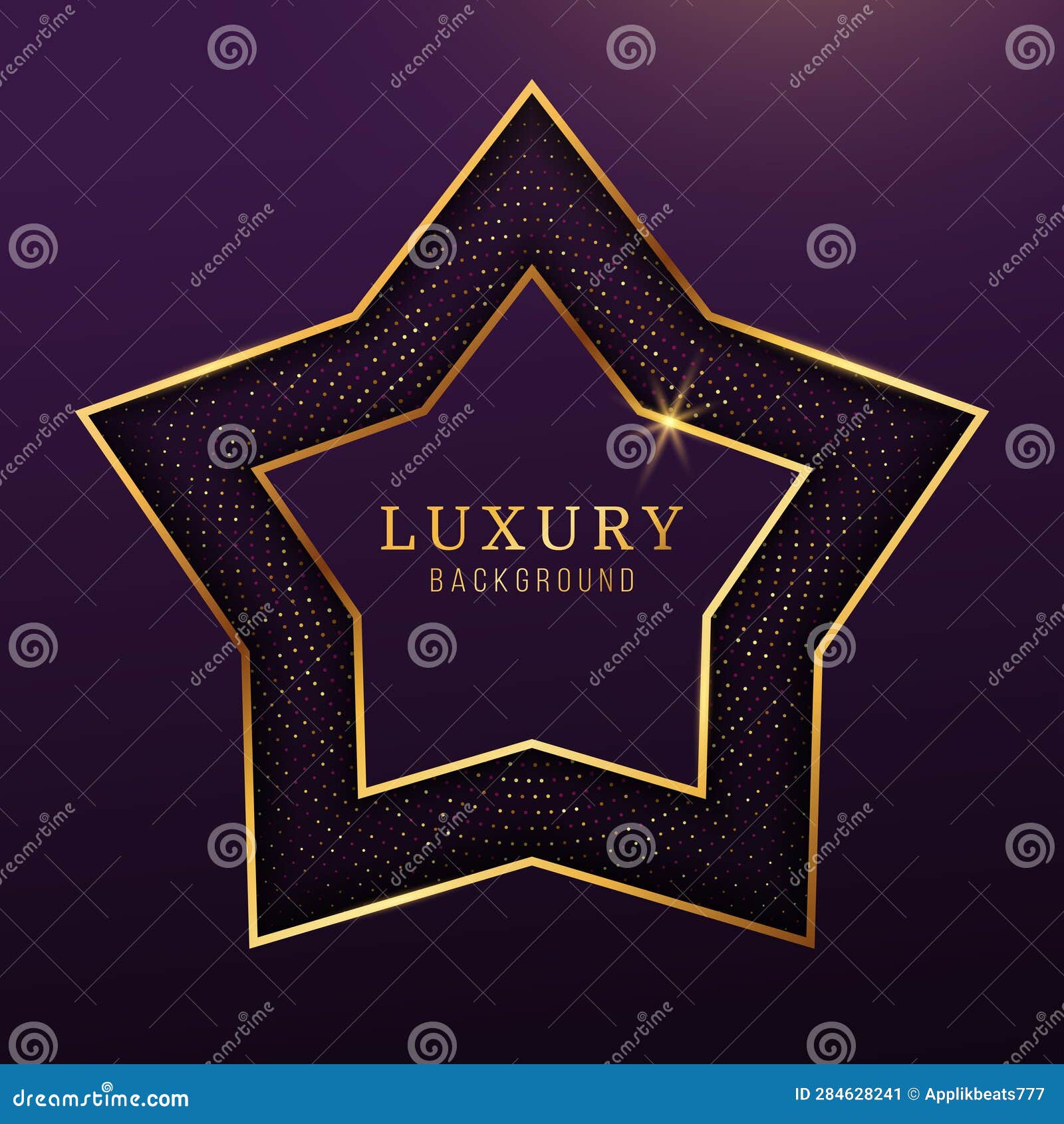 Modern Luxury Gold Star Background, Abstract Design Elements Stock ...
