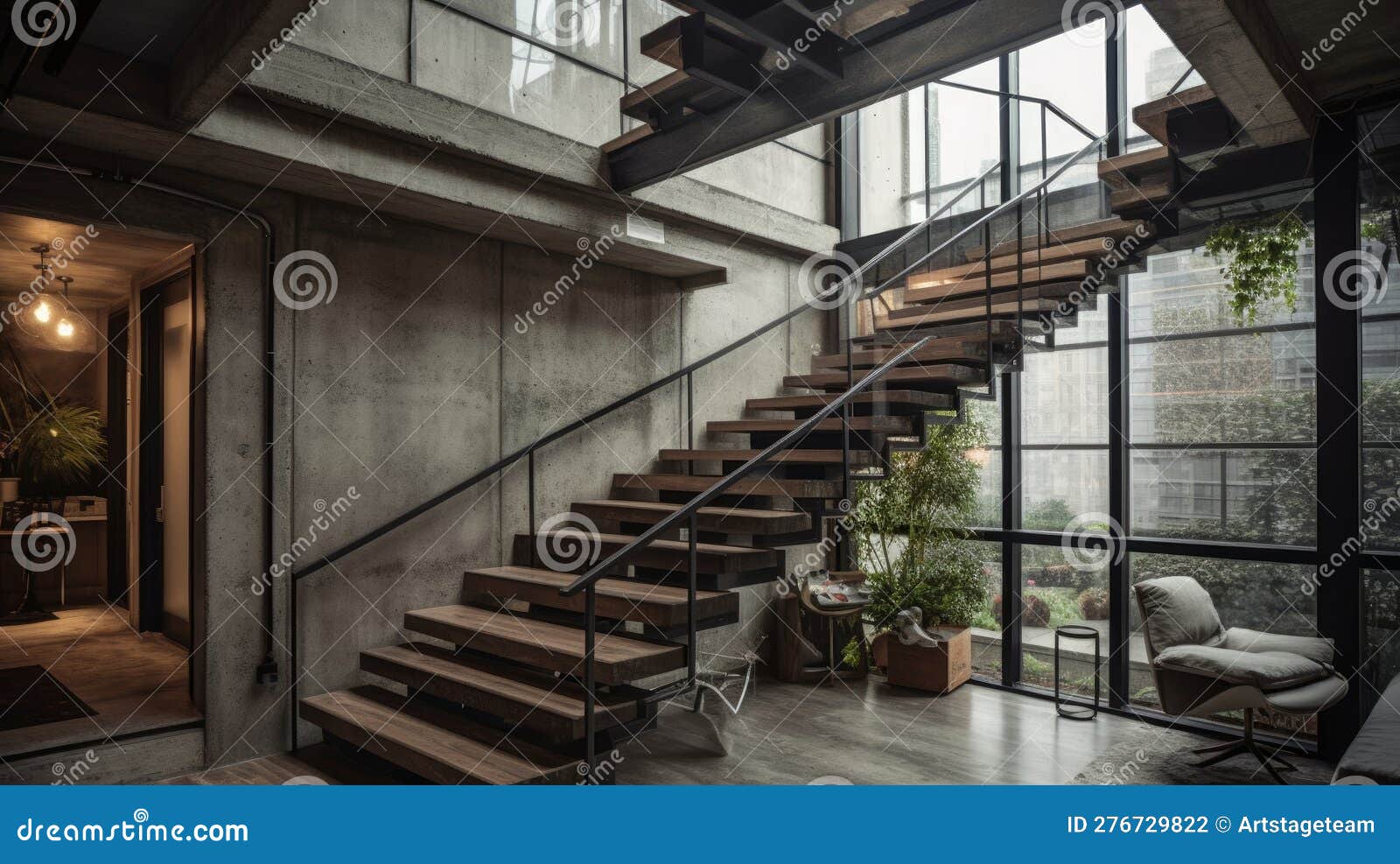 Modern Luxury Home Interor, Minimalistic Design. AI Generated Stock ...